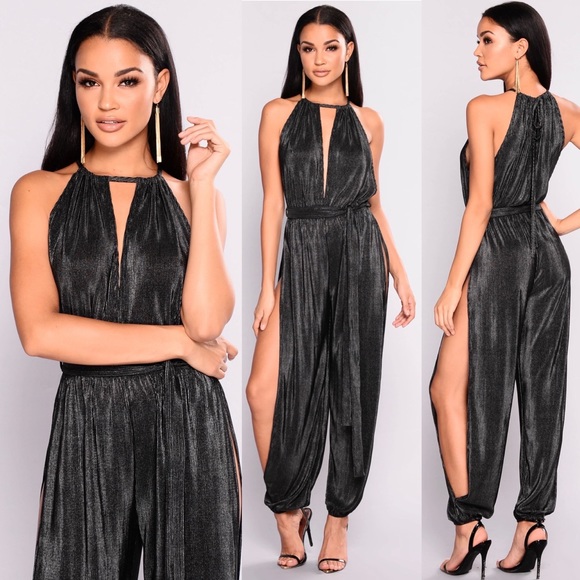 Fashion Nova | Pants & Jumpsuits | In Your Element Jumpsuit Black ...